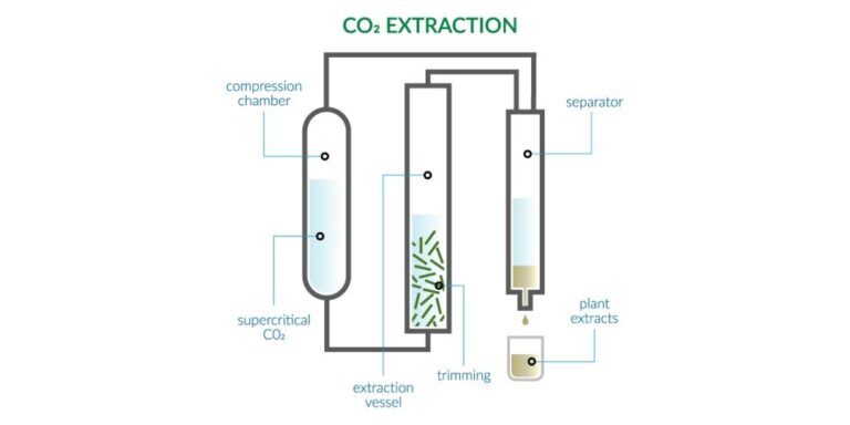 Diagram Of Co2 Supercritical Extraction Process What's Super