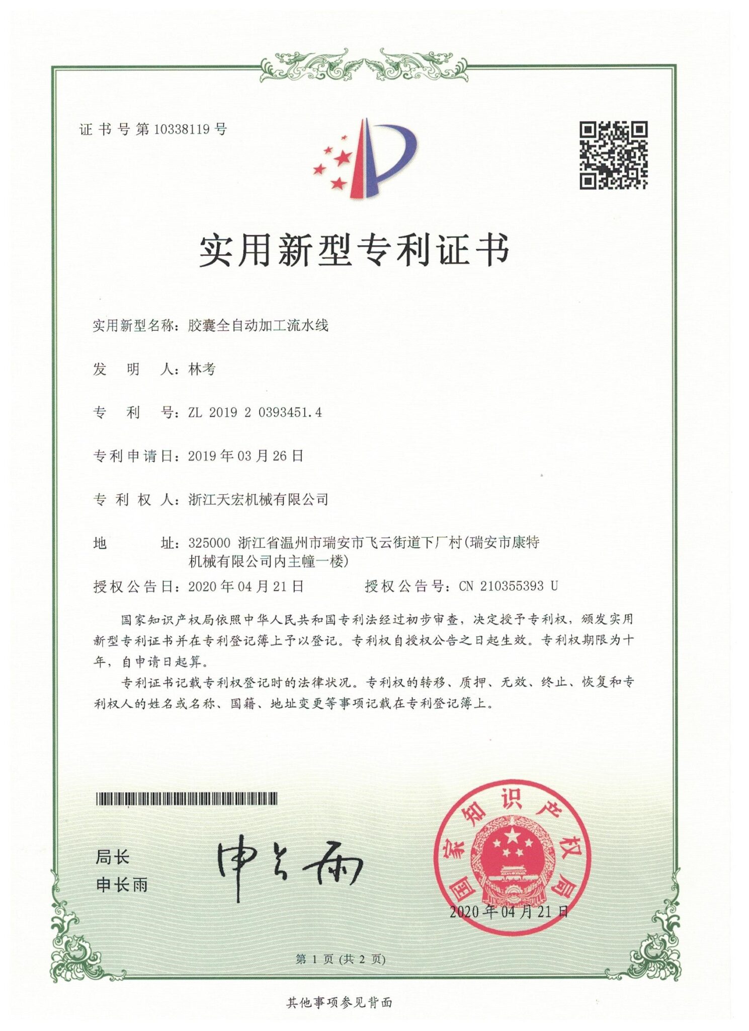 Certificate – AIPAK