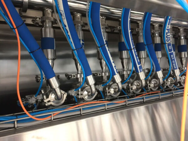 Big Drum Bucket Pail Plastic Barrel Multi Head Coating Filling Machine ...