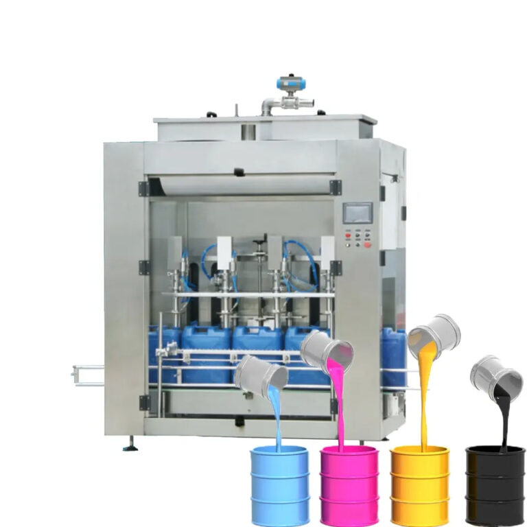 Big Drum Bucket Pail Plastic Barrel Multi Head Coating Filling Machine ...
